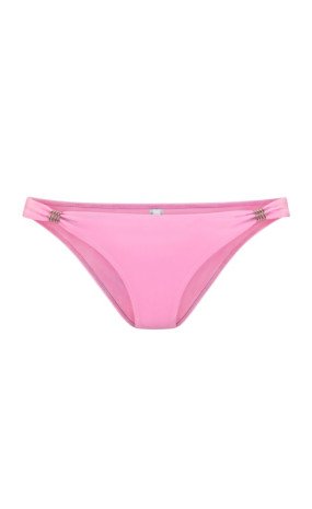 Pink-DIAMOND Bikini bottom with golden tone decoration